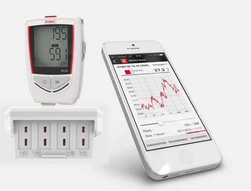 Software KILOG / Registadores Humidade / Detalhe de Produto